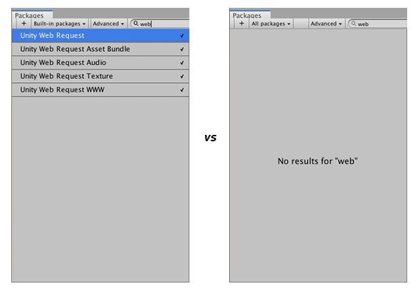 Unity Manual Search Box