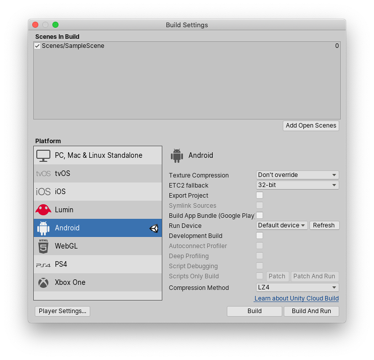 Unity Manual Gradle For Android