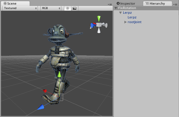 Unity Manual How Do I Fix The Rotation Of An Imported Model 