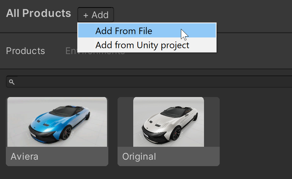 Optimizing your configurator for different platforms | Unity Forma | 1.0.3