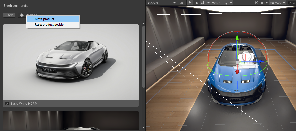 Staging your product | Unity Forma | 4.0.2