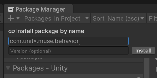 Getting Started with Muse Behavior | Muse Behavior | 0.8.0