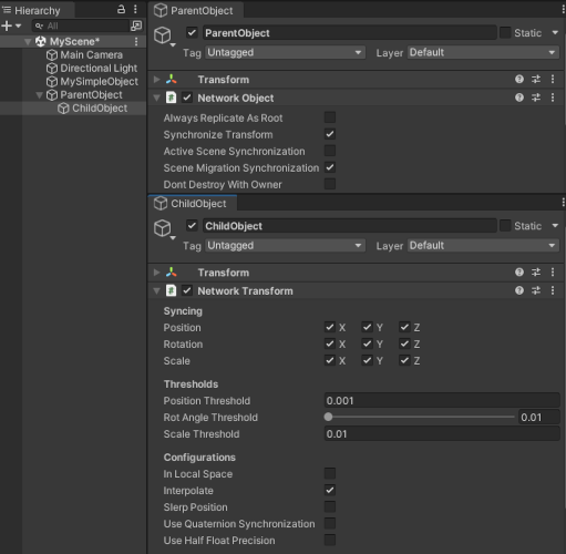 NetworkTransform | Netcode for GameObjects | 1.15.0