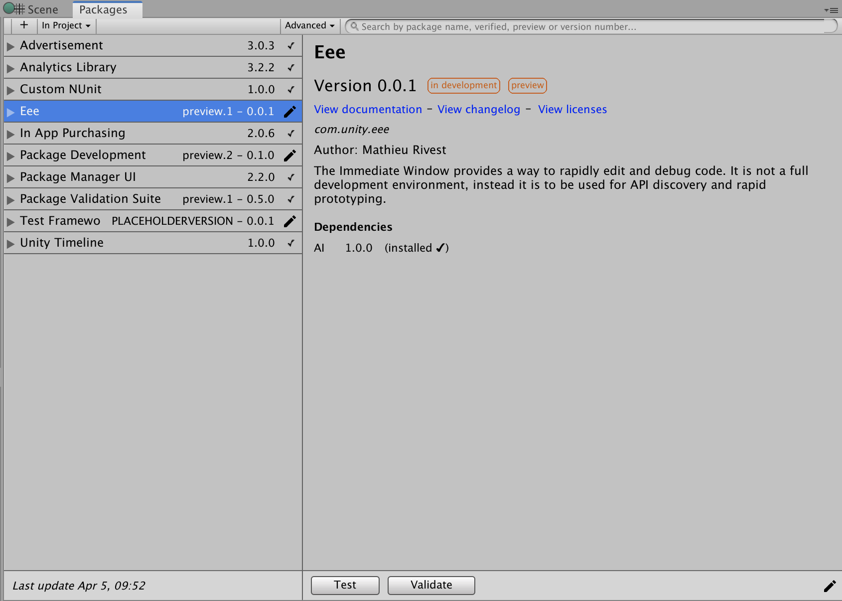 Package Validation Suite | Package Validation Suite | 0.28.0-preview