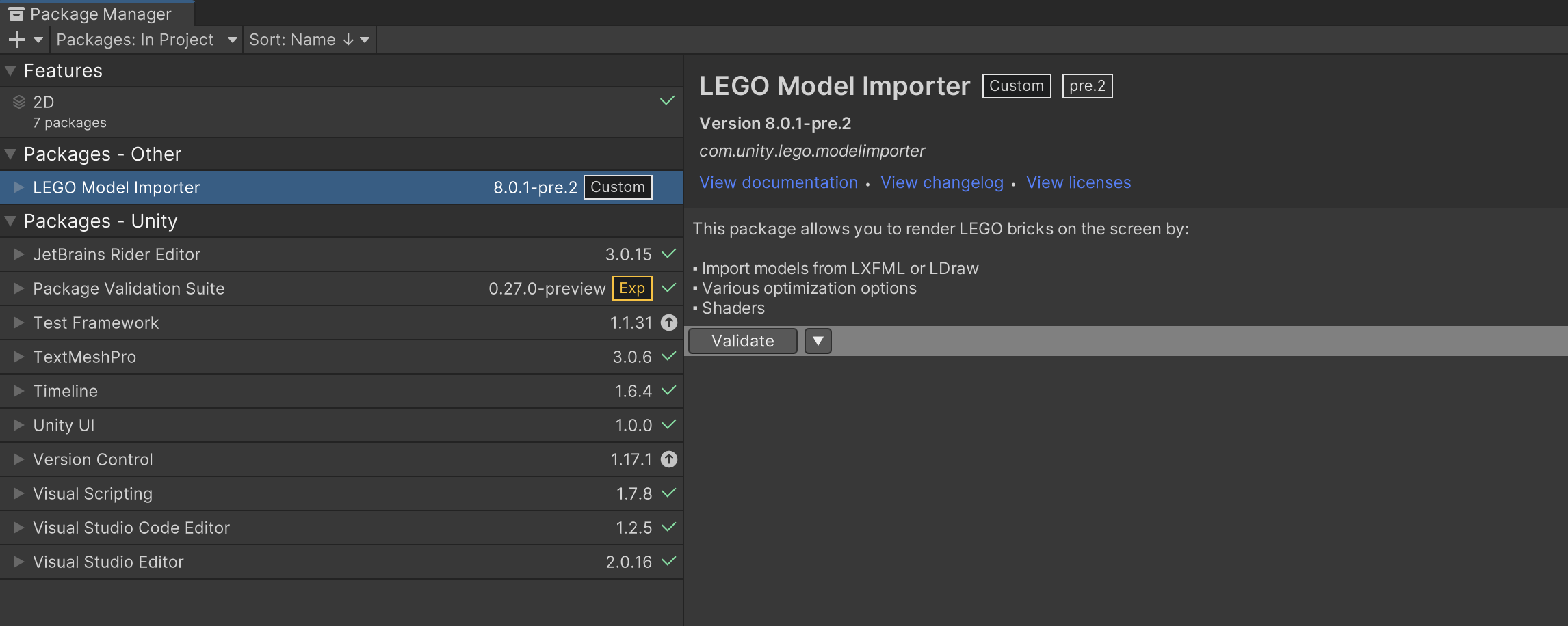 Package Validation Suite Package Validation Suite 0340 Preview