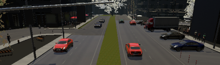 Unity Simulation Smart Camera example