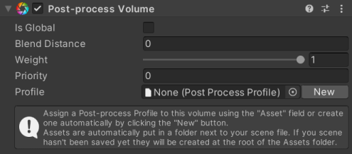 Getting started with post-processing | Post Processing | 3.5.0