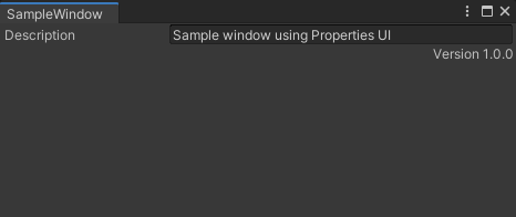 Properties UI | Properties UI | 1.7.5-preview