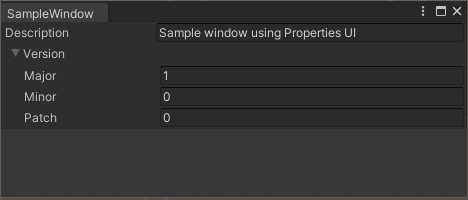 Properties UI | Properties UI | 2.0.0-exp.13
