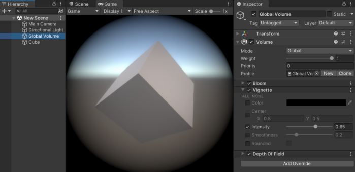Post-processing in the Universal Render Pipeline | Universal RP | 16.0.0