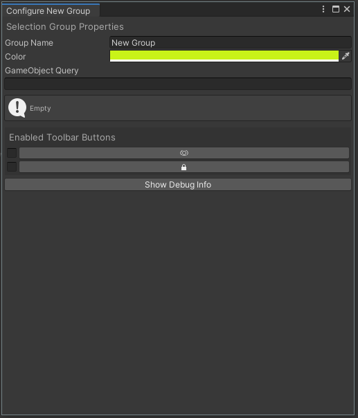 Selection Groups User Documentation | Selection Groups | 0.2.3-preview