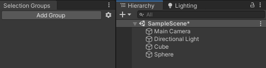 Selection Groups User Documentation | Selection Groups | 0.4.3-preview