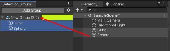 Selection Groups User Documentation | Selection Groups | 0.6.3-preview