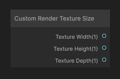 Custom Render Texture Nodes | Shader Graph | 17.3.0