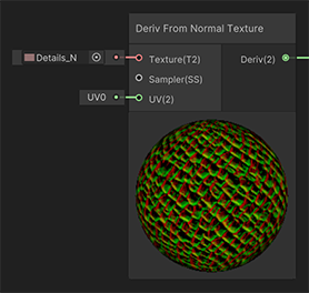 Deriv From Normal Texture | Surface Gradient Bump Mapping | 0.2.0