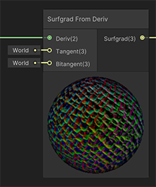 Surfgrad From Deriv | Surface Gradient Bump Mapping | 0.2.1