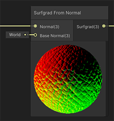 Surfgrad From Normal | Surface Gradient Bump Mapping | 0.2.1