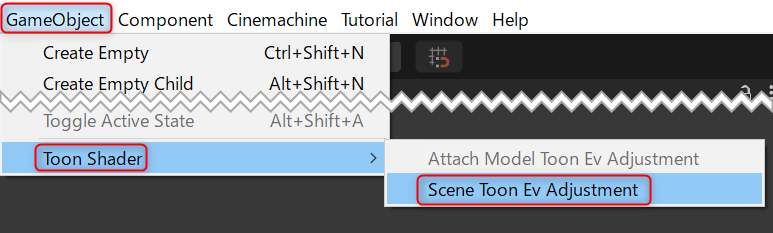 Toon EV Adjustment | Unity Toon Shader | 0.9.7-preview