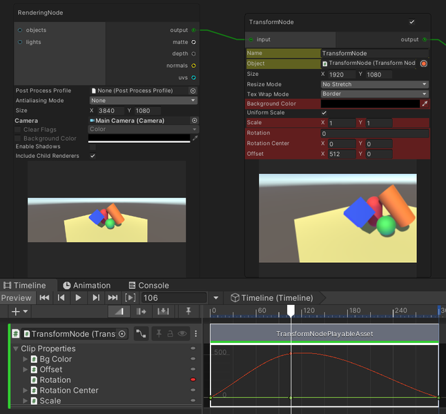 Timeline Integration | Visual Compositor | 0.17.4-preview