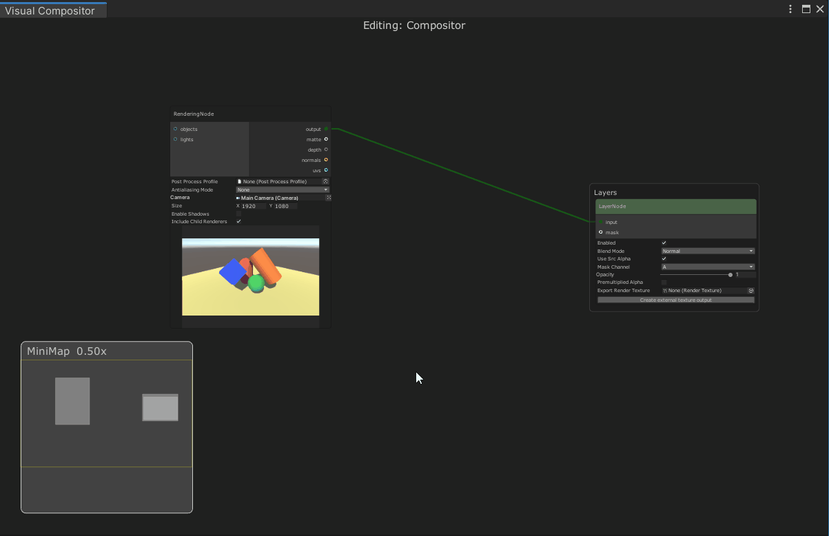 The Visual Compositor Window | Visual Compositor | 0.19.1-preview