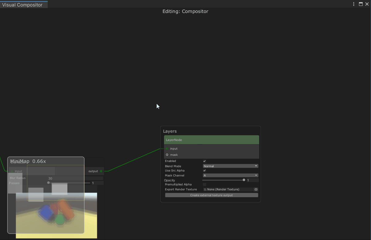 The Visual Compositor Window | Visual Compositor | 0.20.1-preview