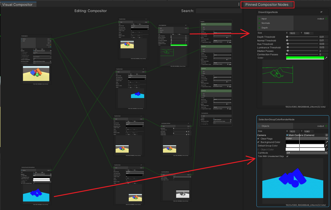 The Visual Compositor Window | Visual Compositor | 0.25.3-preview