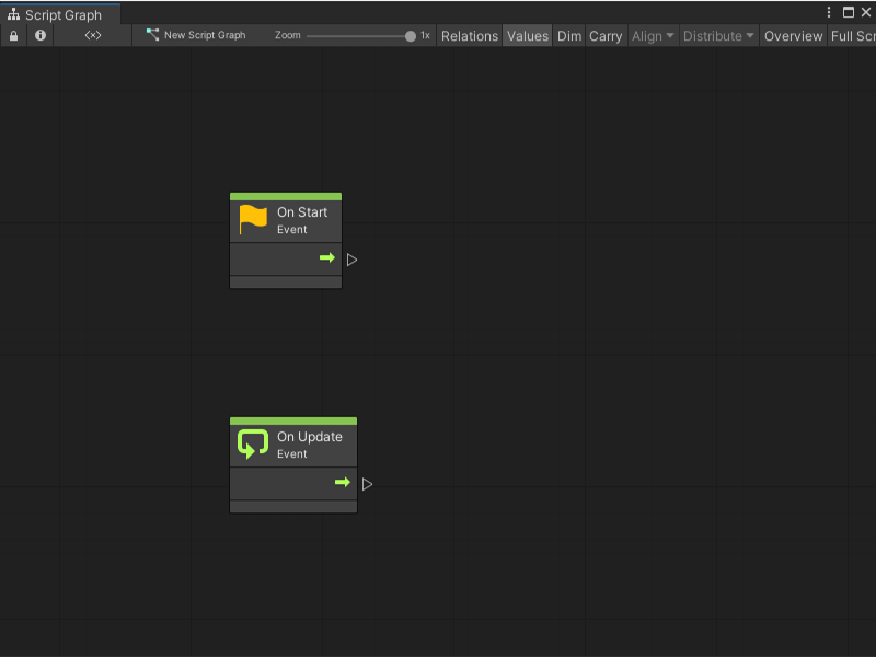 Create A New Unassigned Graph With The Empty Graph Creation Flow