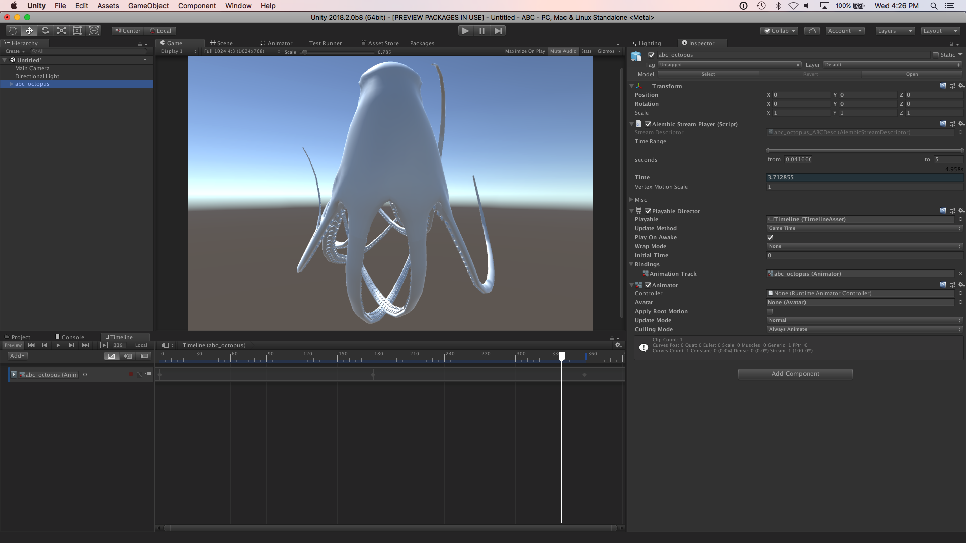 チュートリアル – Alembic のインポートと再生 | Alembic | 2.3.0-pre.3