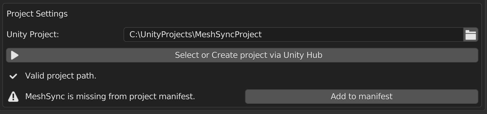 インストール | MeshSync DCC Plugins | 0.17.0-preview