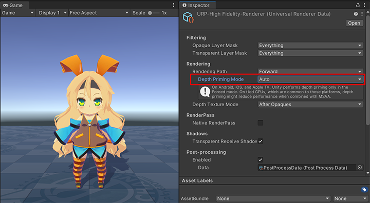 既知の問題 | Unity Toon Shader | 0.9.4-preview
