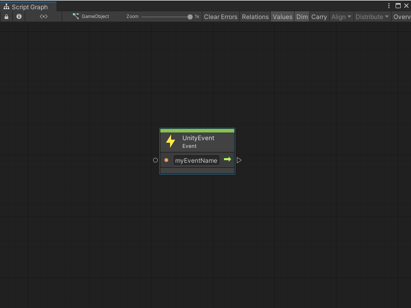 Event ノード | Visual Scripting | 1.8.0-pre.1
