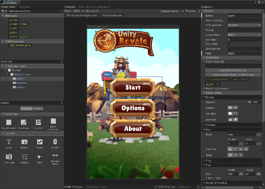 UI Unity 