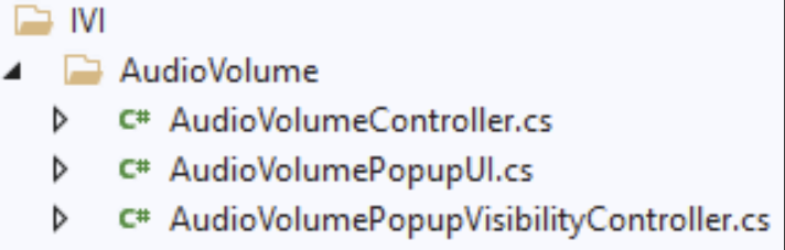 Volume Popup | Package Manager DocTools | 1.7.0-preview